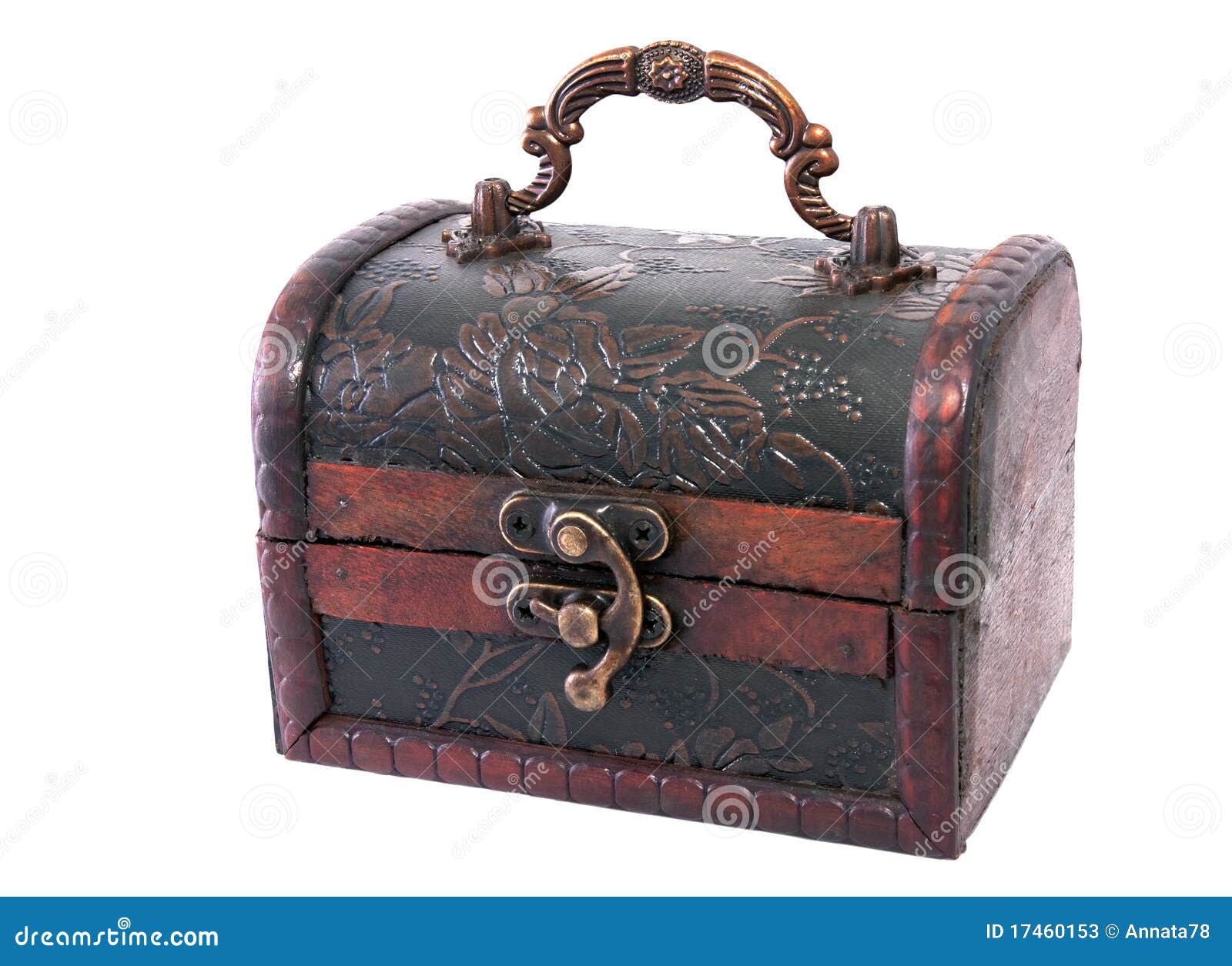 Treasure chest closed stock image. Image of gold, success - 17460153