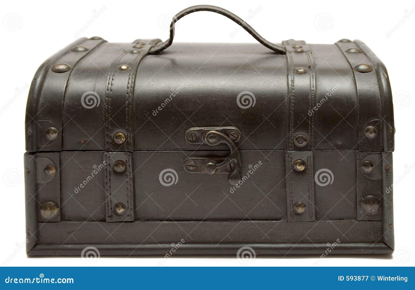 Treasure Chest (Front Top View) Stock Image - Image of jewellery, gold ...