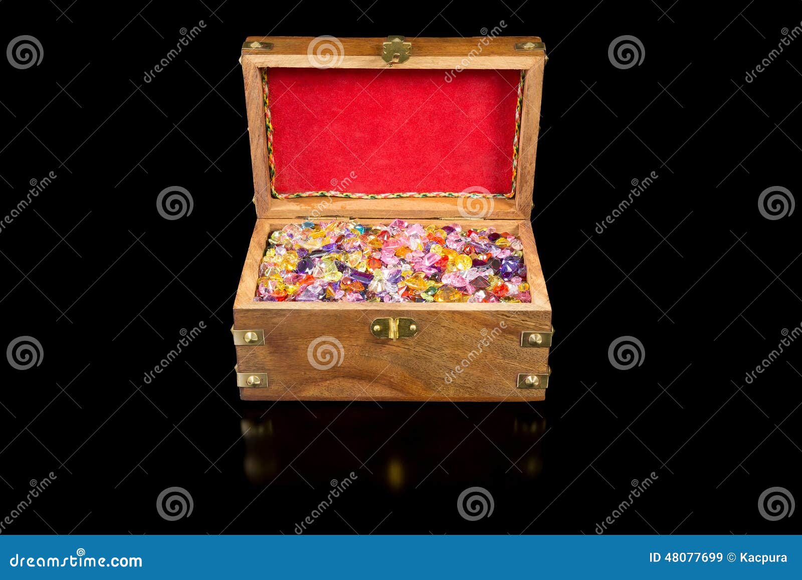 Treasure Chest stock image. Image of jackpot, crystal - 48077699