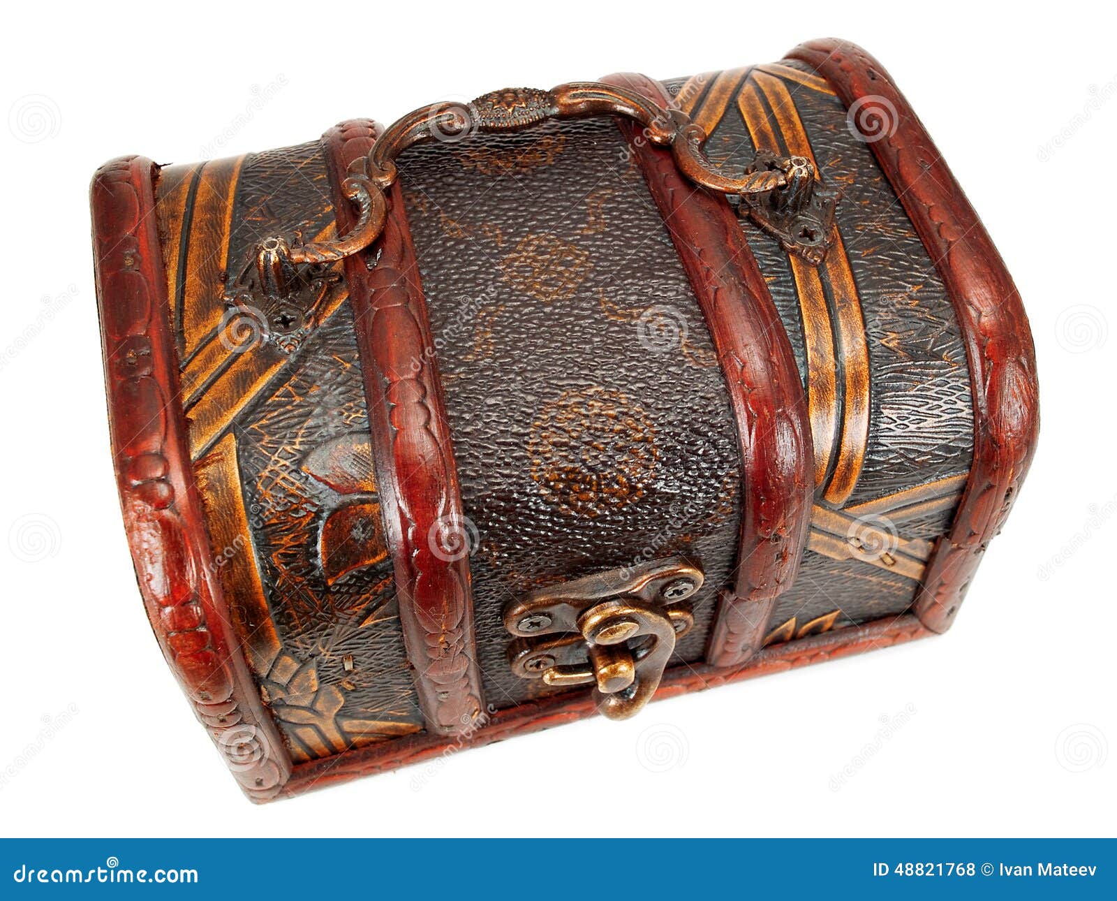 Treasure chest stock photo. Image of object, indoors - 48821768