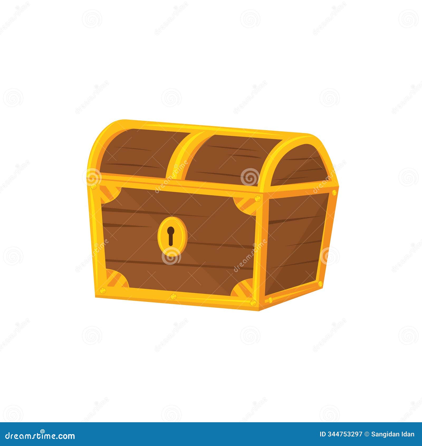 Treasure Chest Vector Cartoon Element Design Template Stock ...