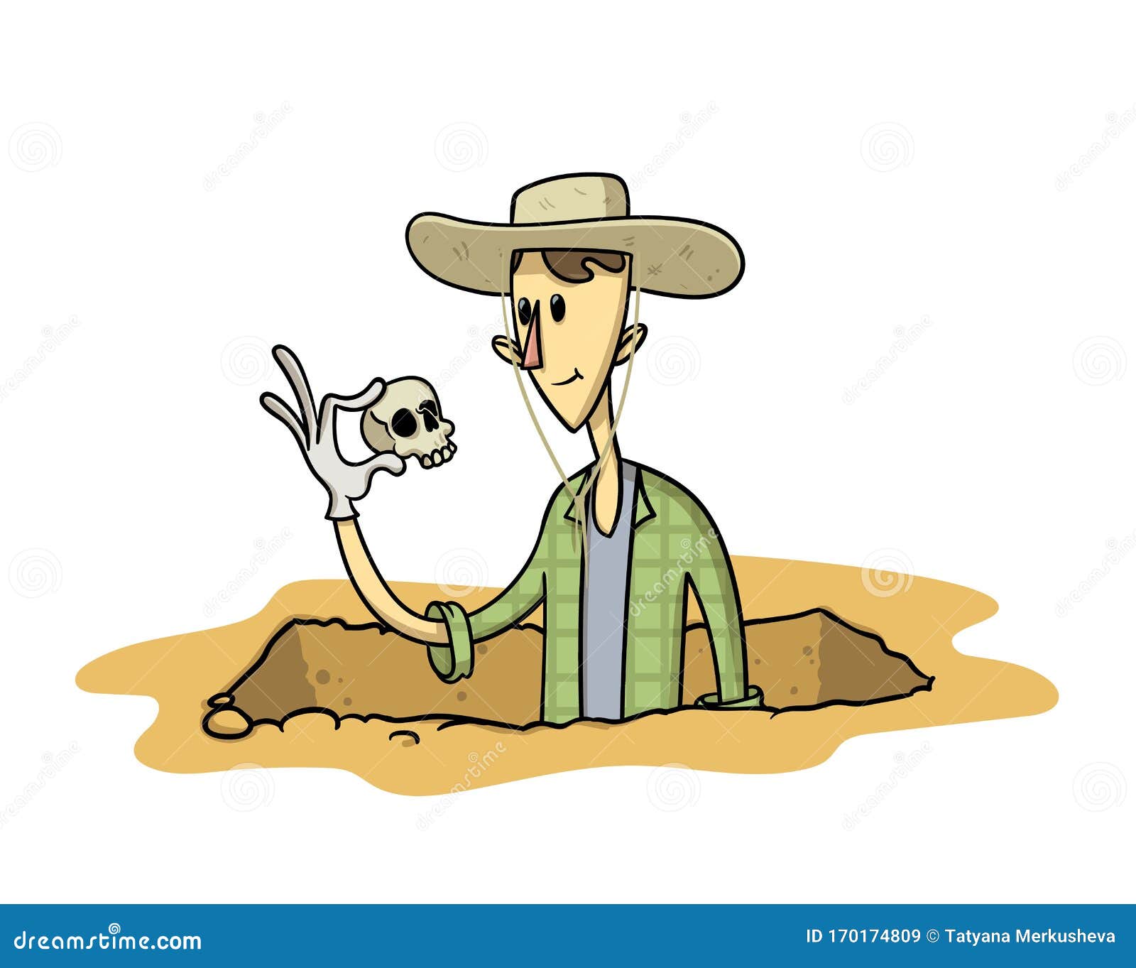 Young Archaeologist Character With Camera In Hands Cartoon Vector ...