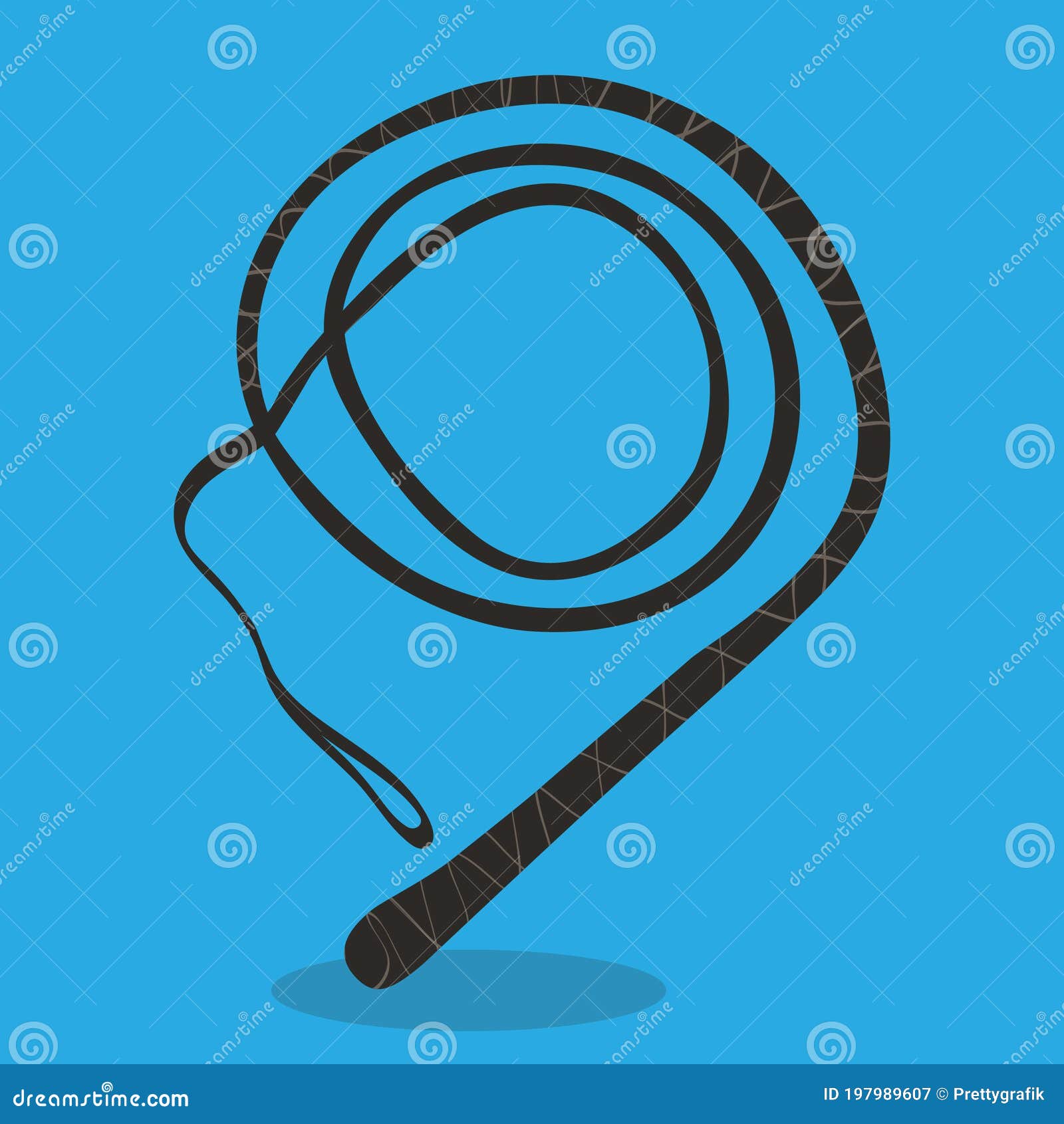 Treasure hunter whip 09 stock vector. Illustration of whip - 197989607