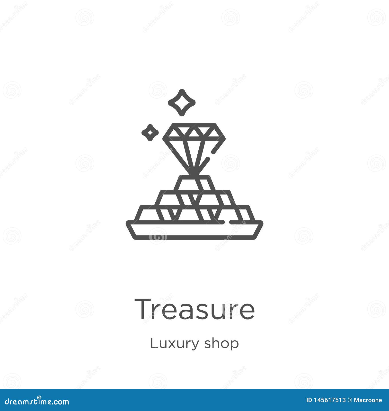 Treasure Map Icon Vector Isolated On White Background, Treasure Map ...