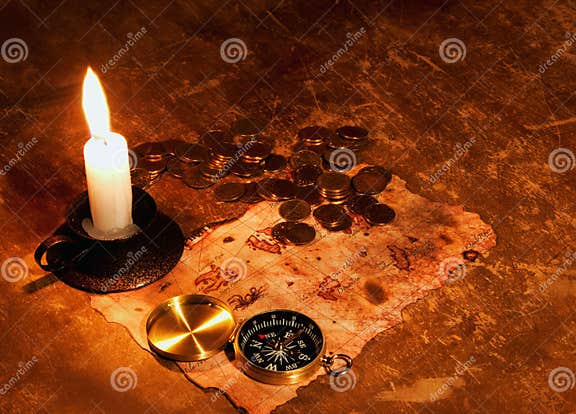 Treasure map stock photo. Image of rusty, history, exploration - 14423996