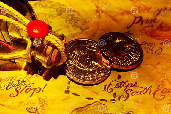 Treasure Map stock image. Image of journey, cork, voyage - 189985