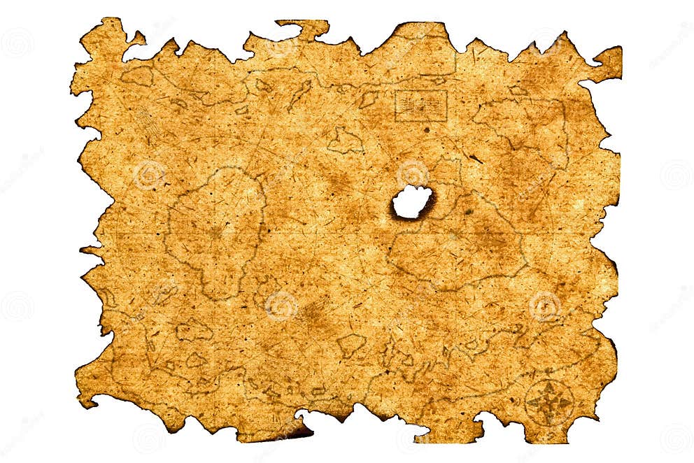 Treasure Map stock image. Image of cartography, dark, pirate - 4760705