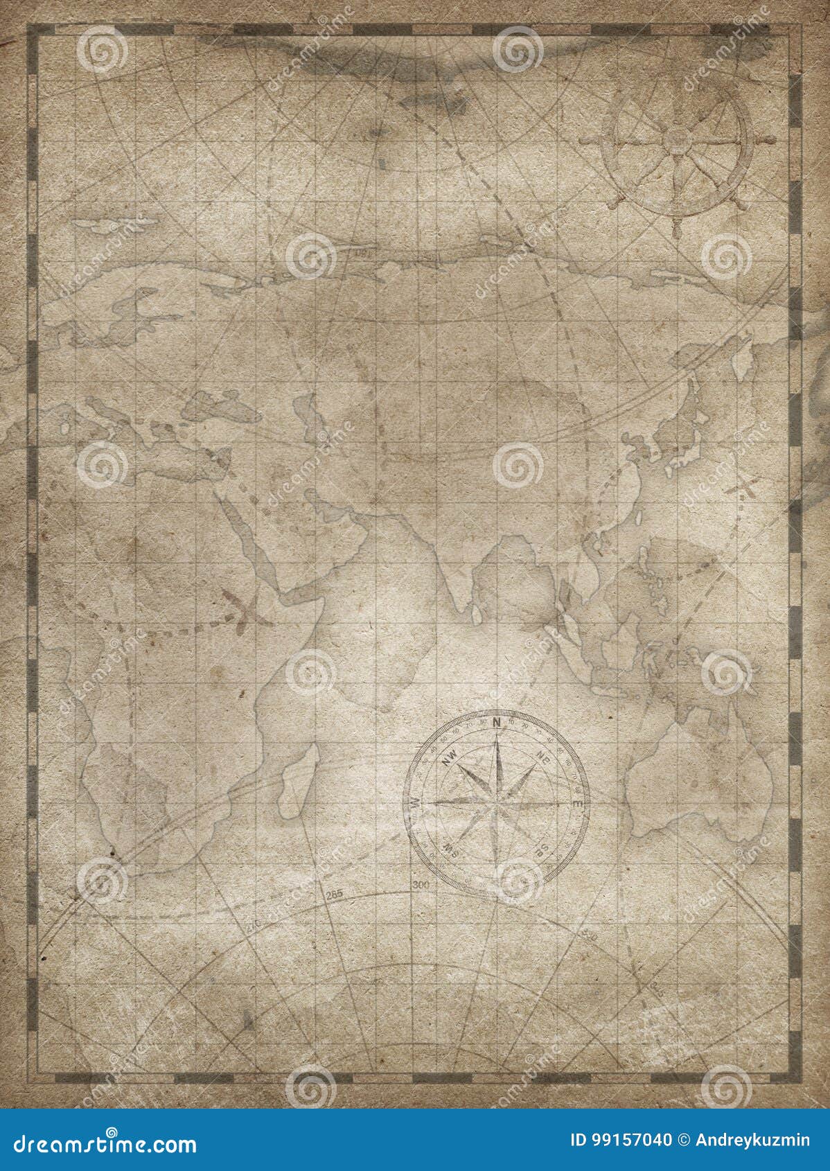 Treasure Map Vertical Background Illustration Stock Illustration ...