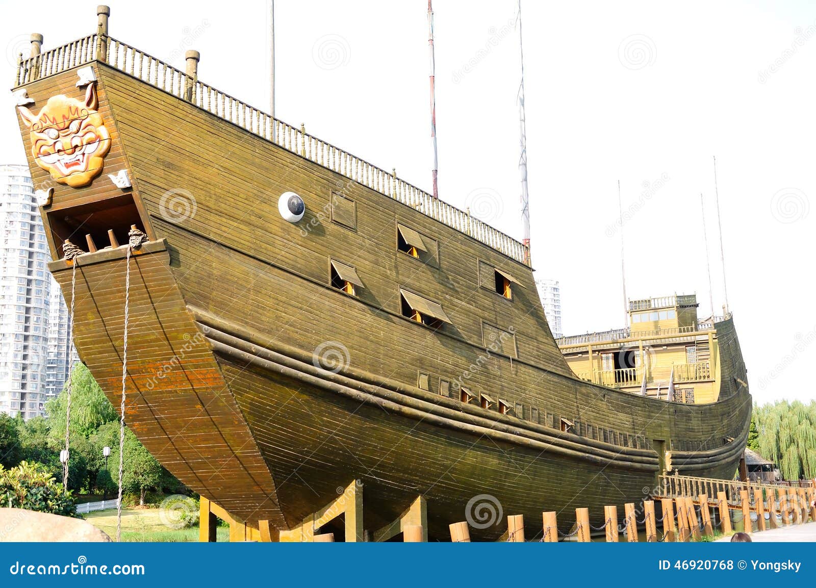 The treasure ship stock photo. Image of east, autumn - 46920768