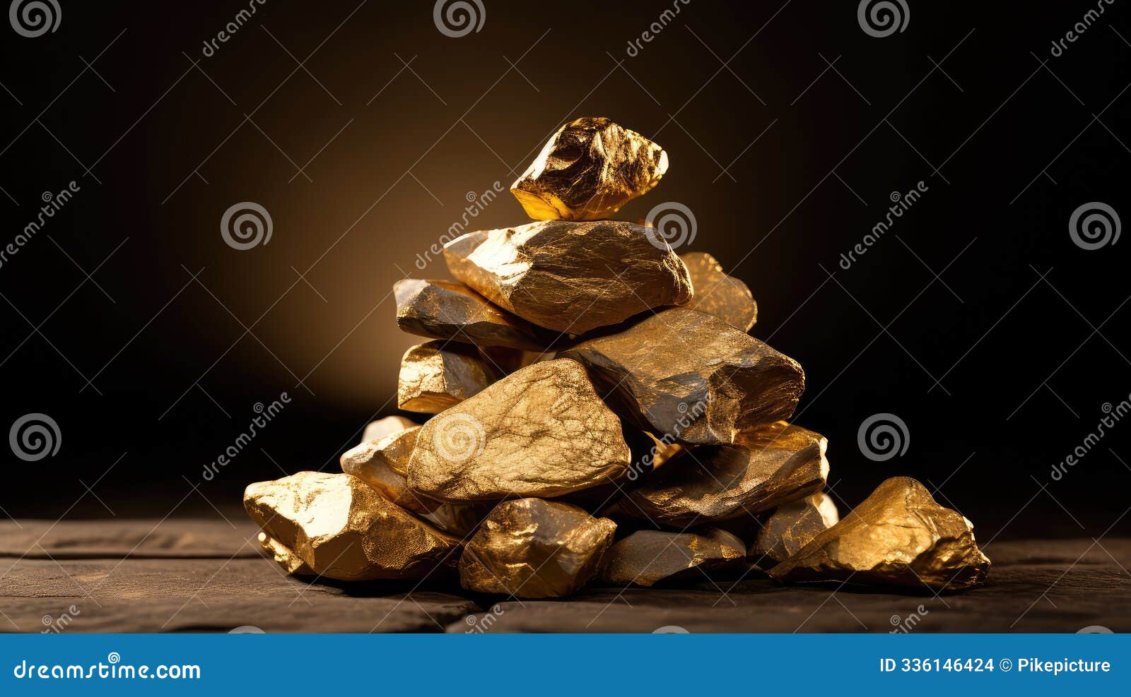 Treasure stack of gold stock photo. Image of luster - 336146424