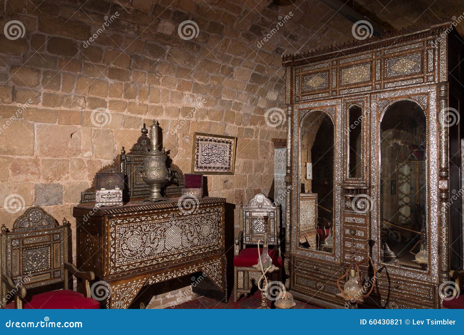 Treasures in the Walls Museum Stock Image - Image of akko, furniture ...