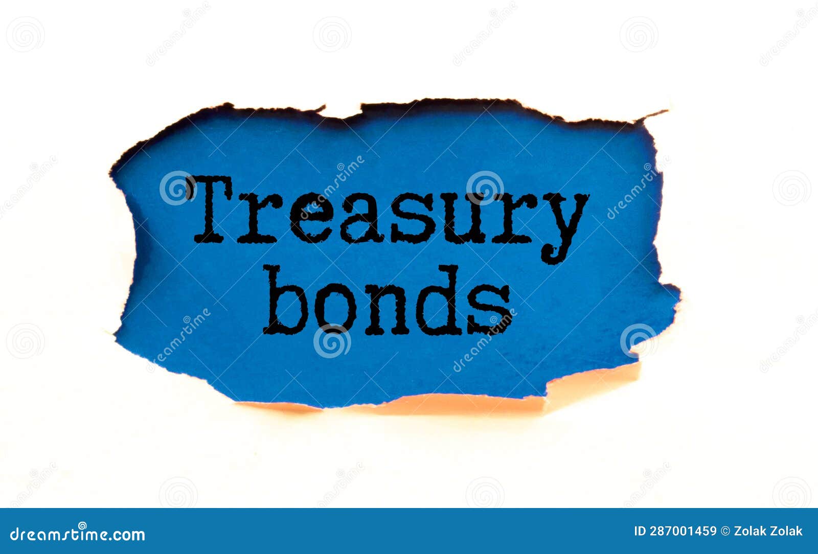 Treasury Bond Text on a Notepad with Pen, Business Stock Image - Image ...