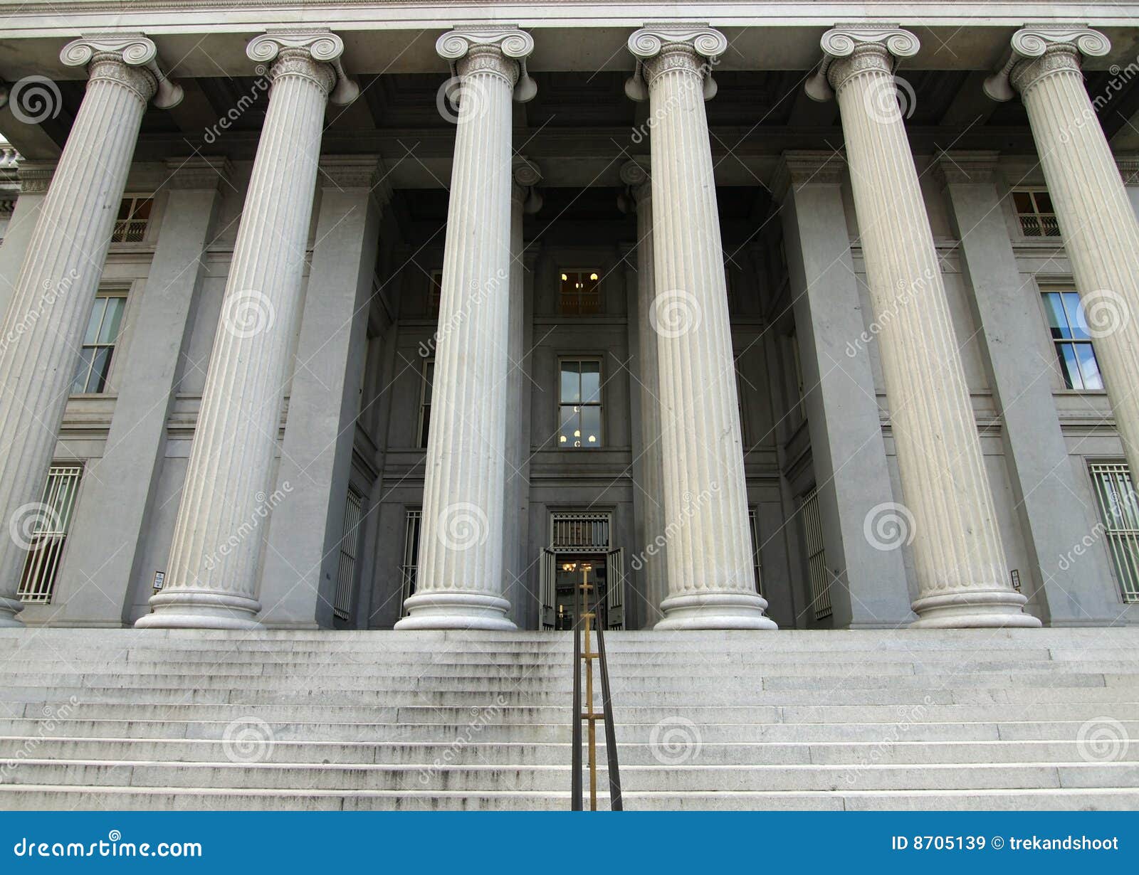 Treasury Building USA stock image. Image of treasury, washington - 8705139