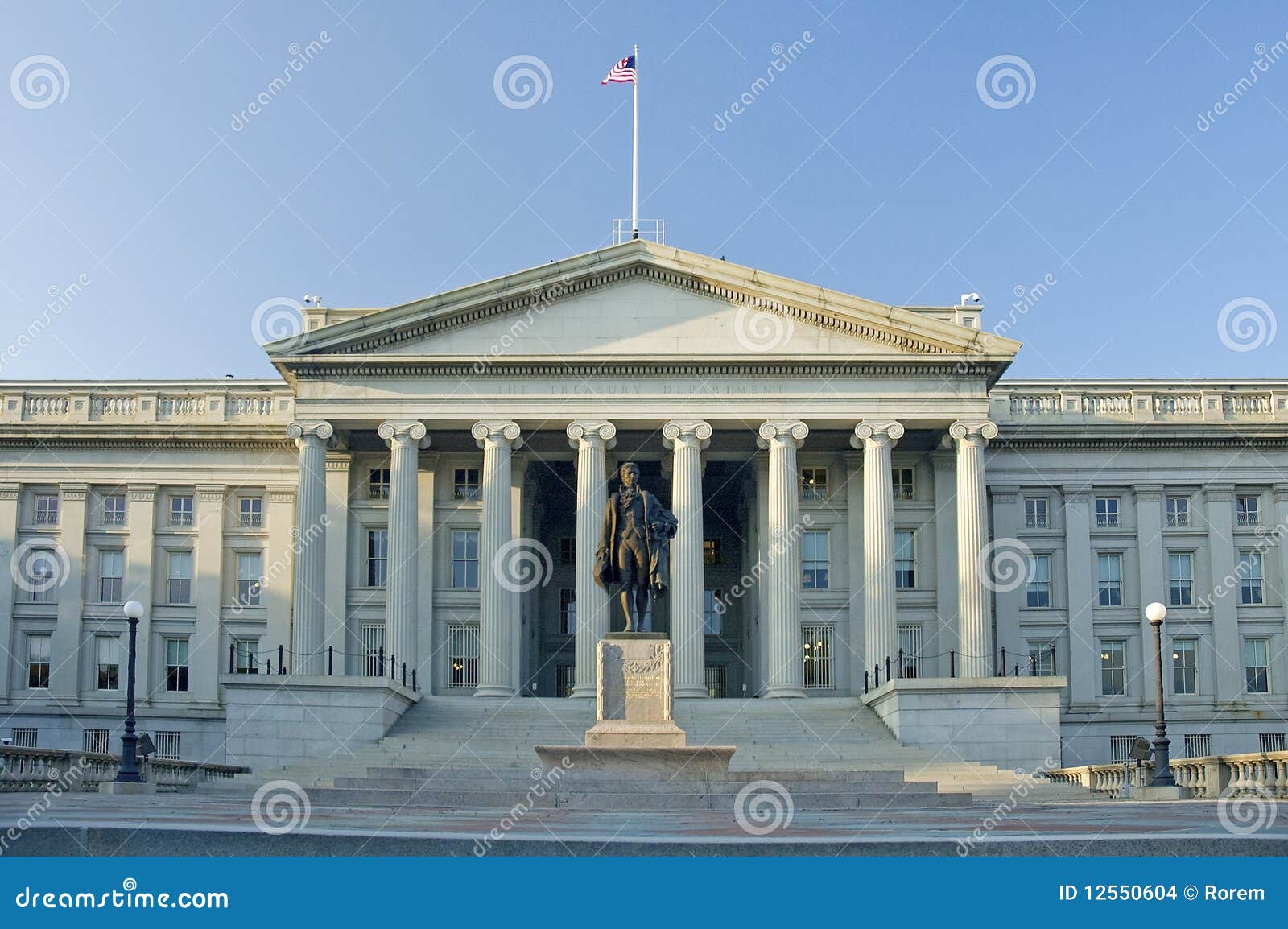 The Treasury Department stock photo. Image of historic - 12550604