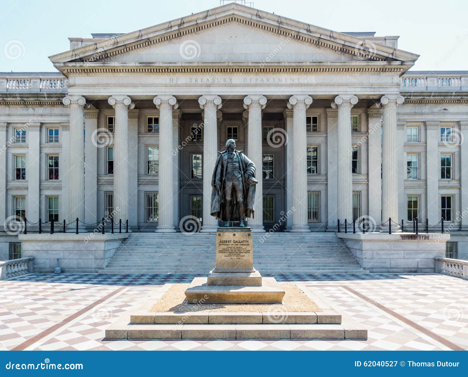 The Treasury Department Building, USA Stock Image - Image of washington ...