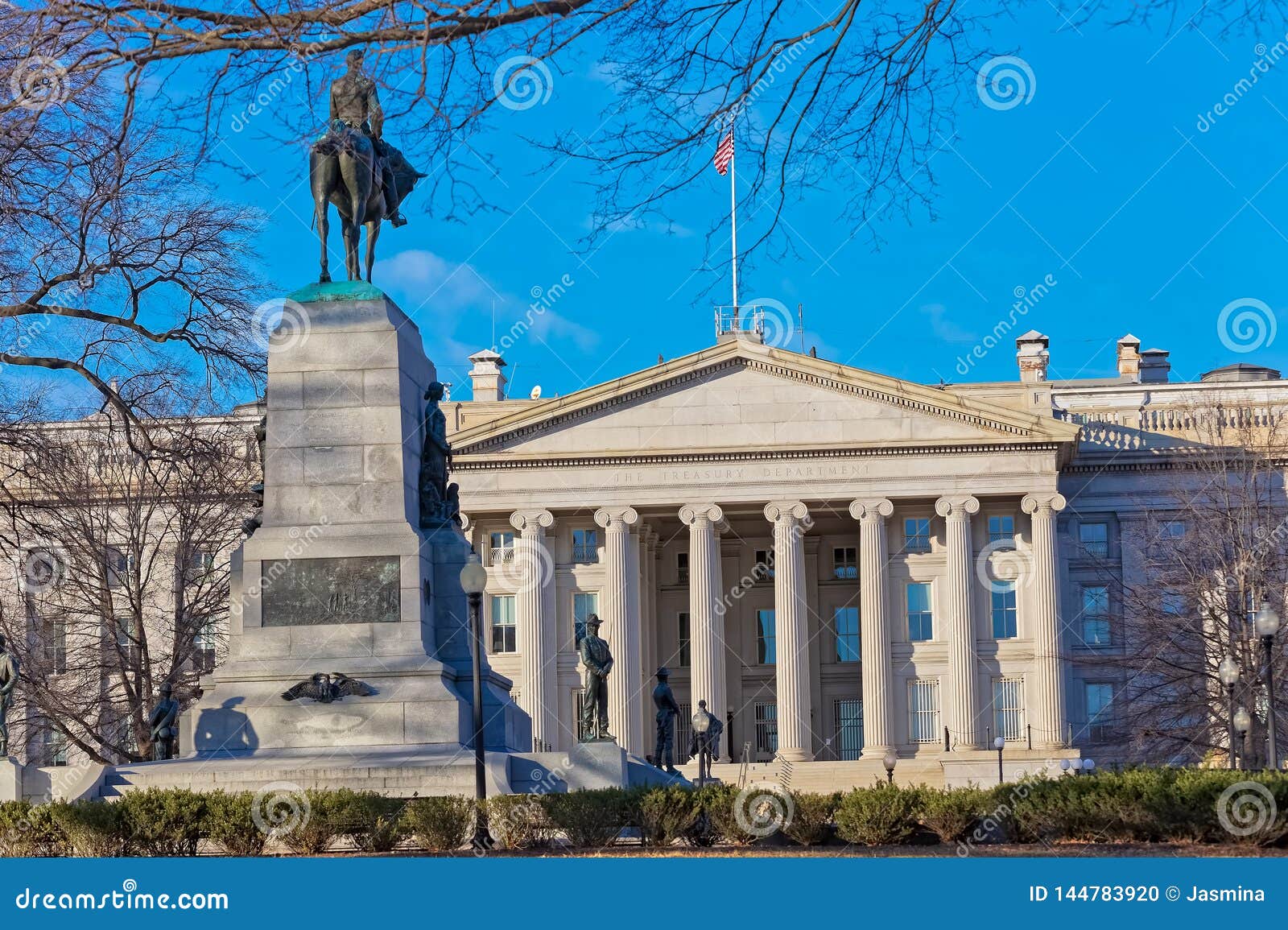 Treasury Department Building in Washington DC USA Editorial Image ...