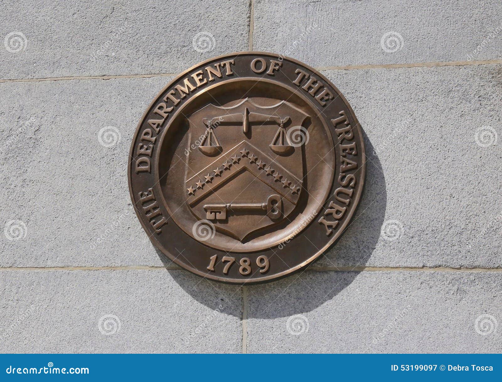 Treasury Department logo editorial photography. Image of building ...