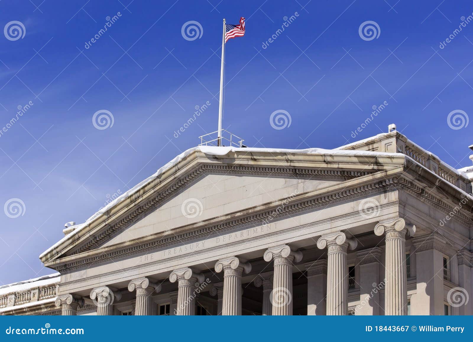 Treasury Department Washington DC Stock Image - Image of city, finance ...