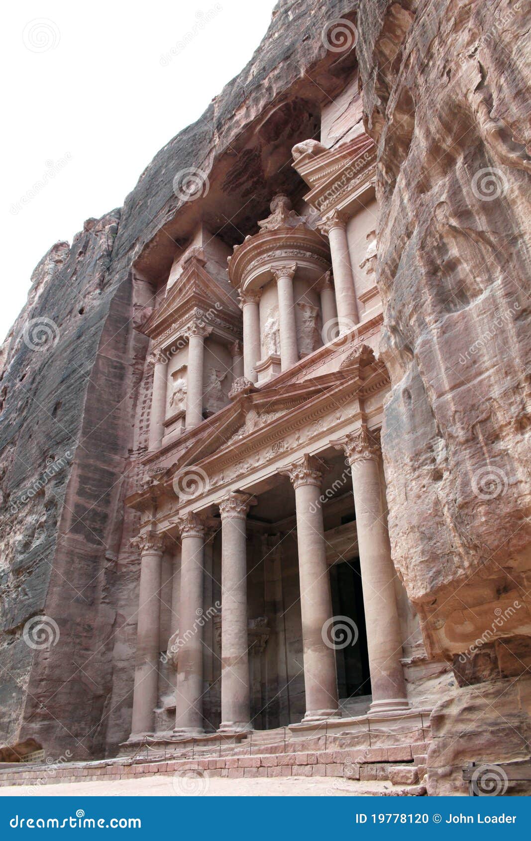 Treasury at Petra stock photo. Image of historic, jordan - 19778120