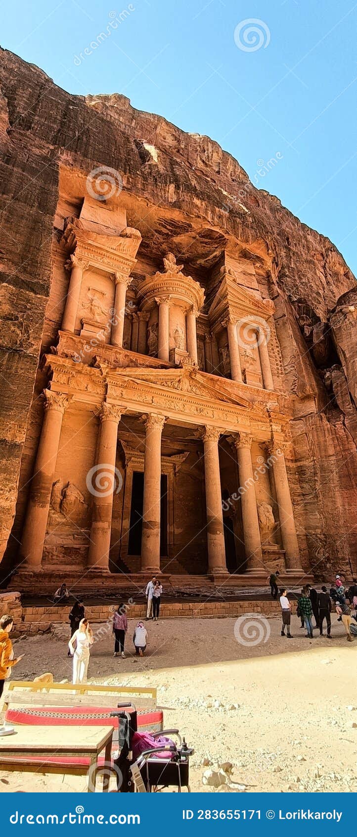 Treasury Petra Jordan Rock Sand Editorial Photo - Image of petra ...