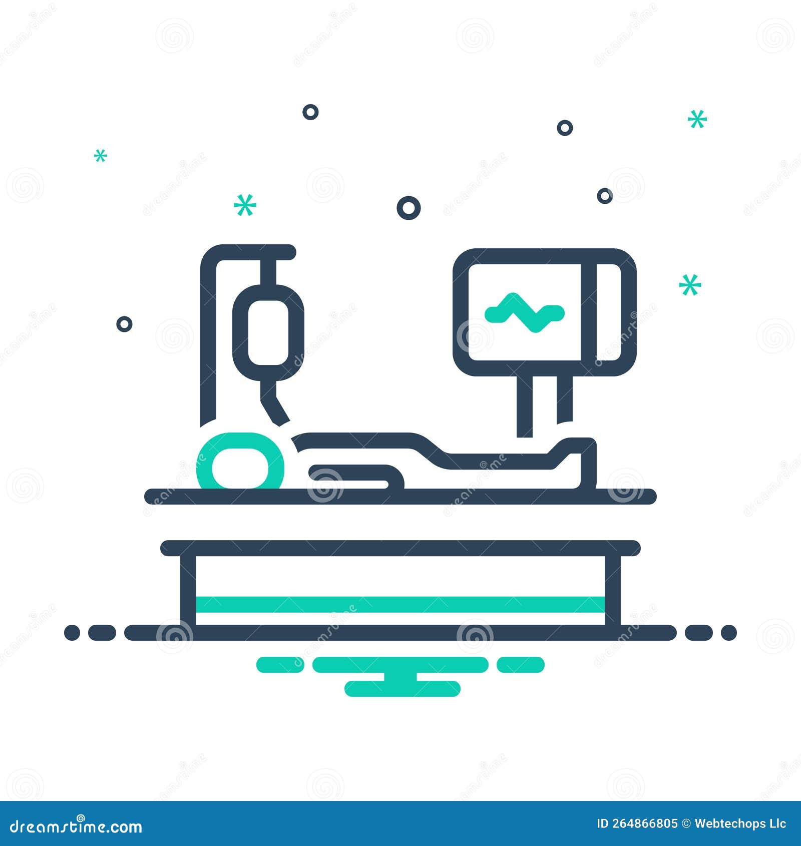 Mix Icon for Treating, Patient and Hospital Stock Illustration ...