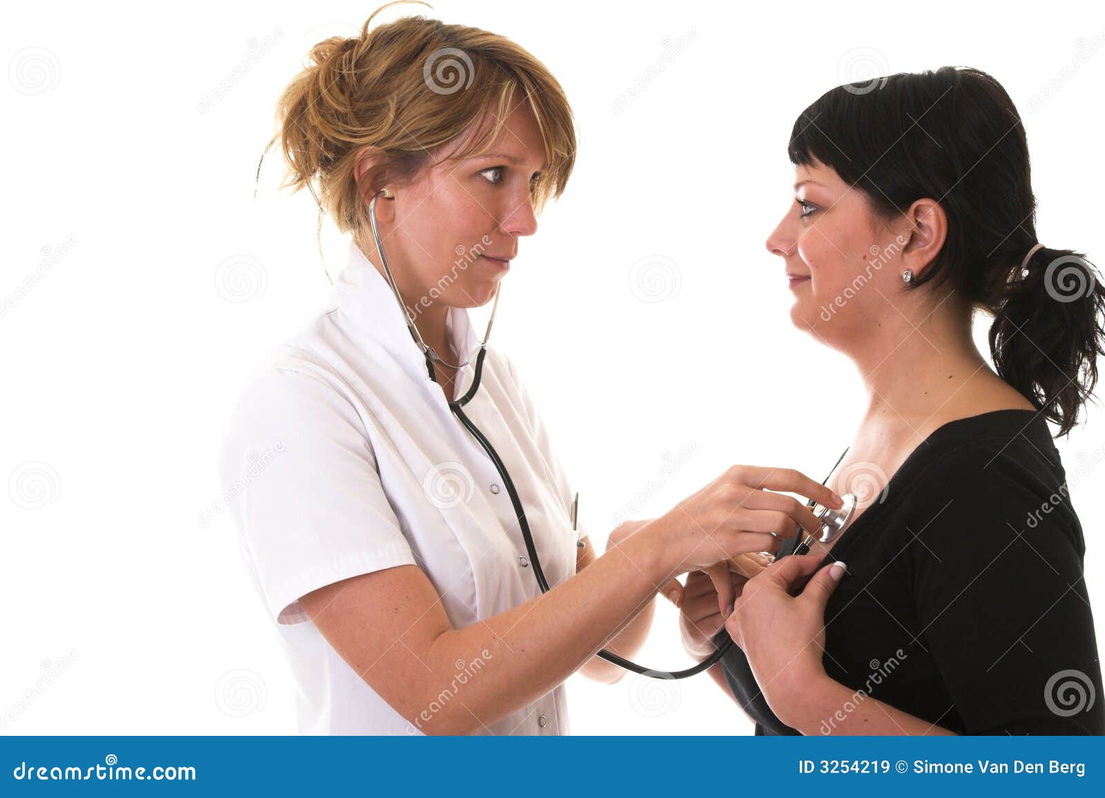 Treating the patient stock image. Image of professional - 3254219
