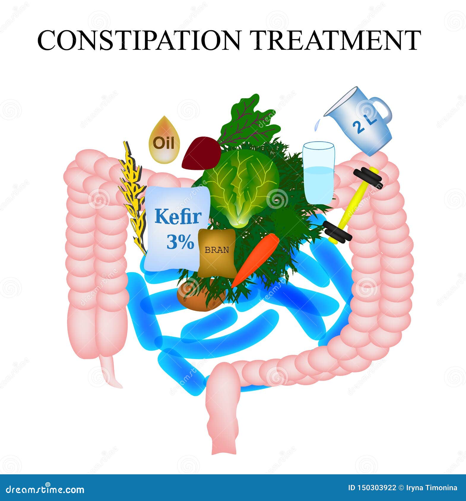 Treatment Of Constipation With Probiotics. Lactobacillus. Feces In ...