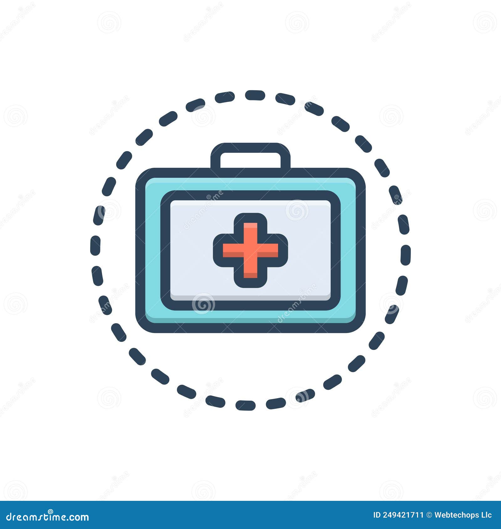 Color Illustration Icon for Treatment, Remedy and Medical Stock ...