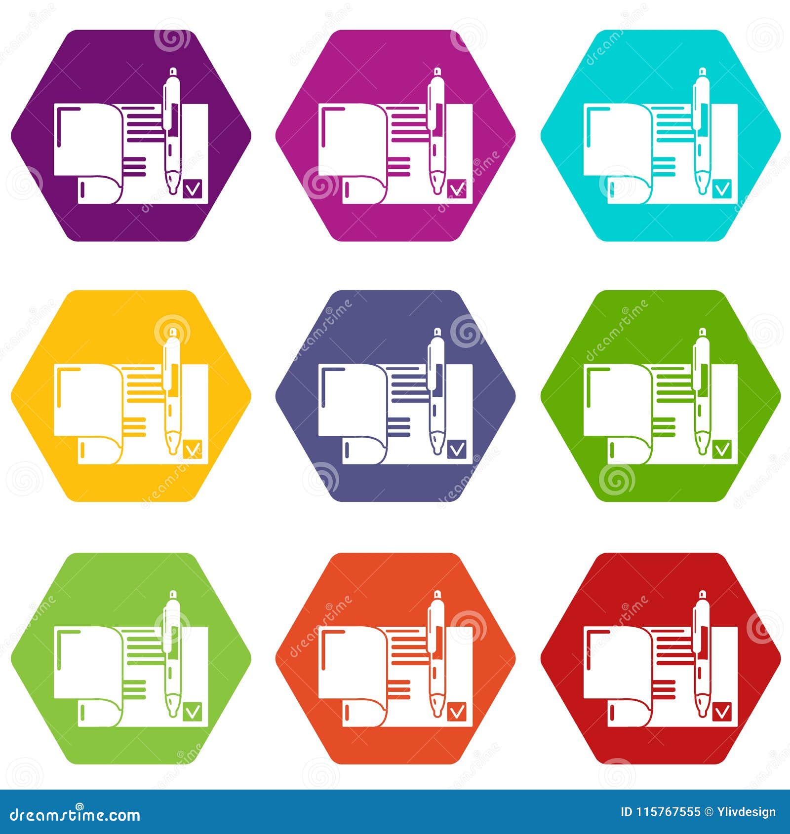 Treaty icons set 9 vector stock vector. Illustration of arrangement ...