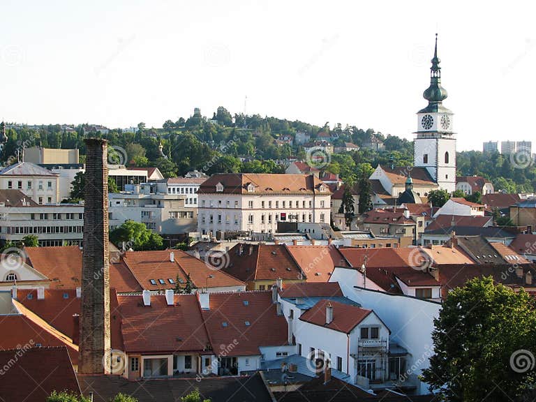 Trebic stock image. Image of trebic, town, tower, unesco - 12292561