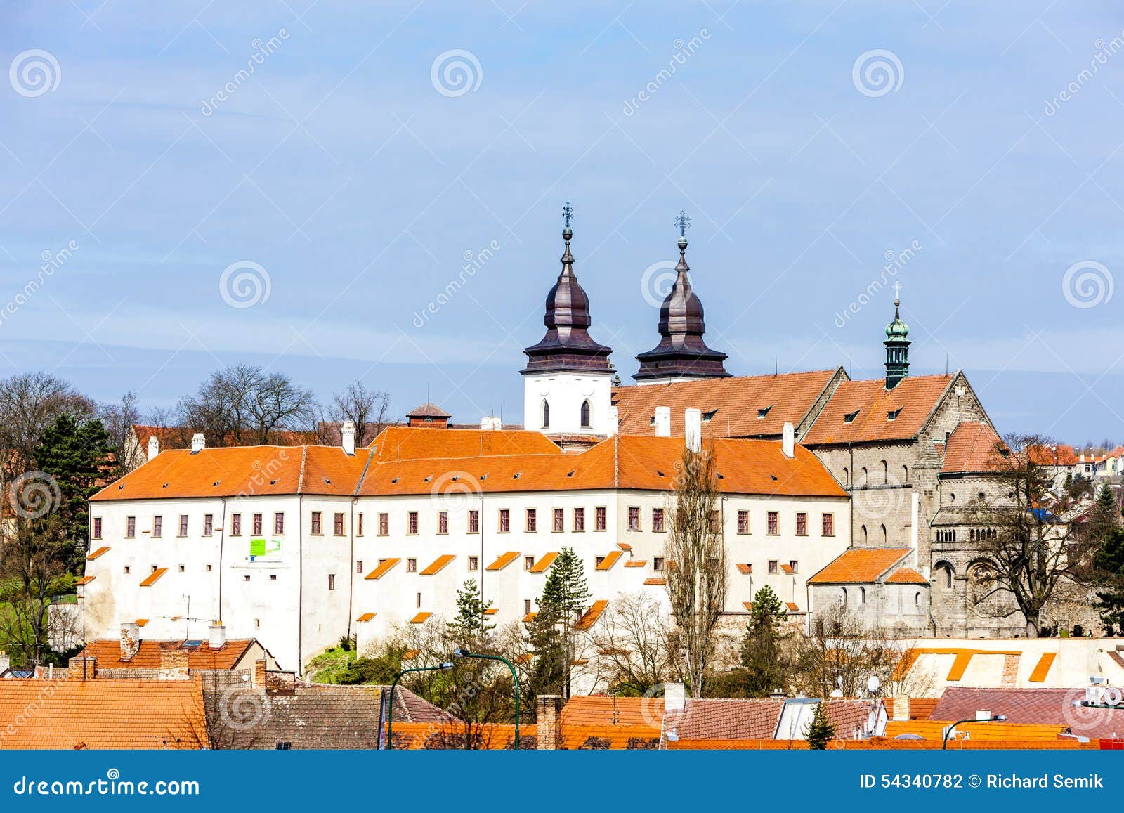 Trebic, Czech Republic stock photo. Image of europe, southern - 54340782