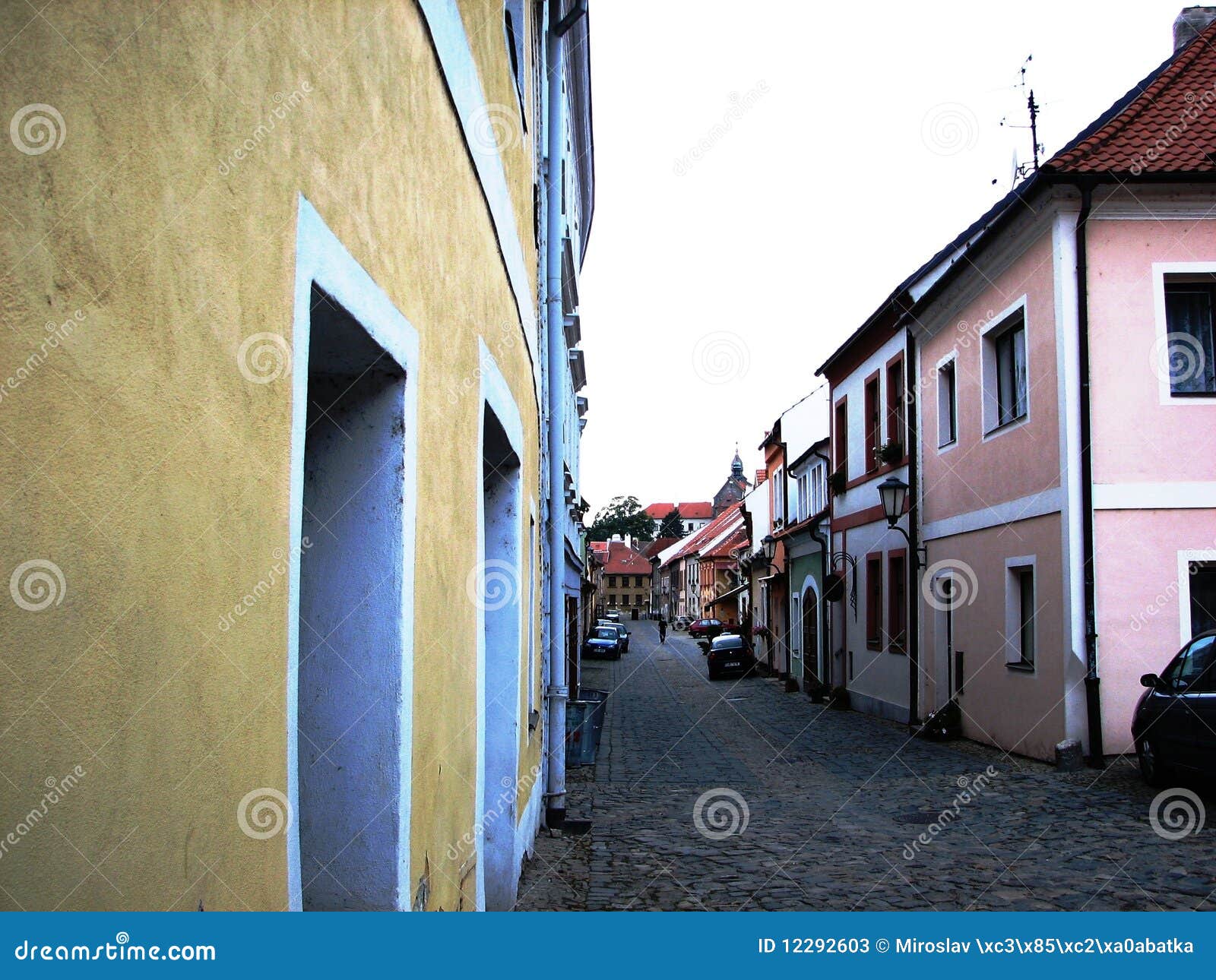 Trebic UNESCO stock image. Image of look, lane, summer - 12292603