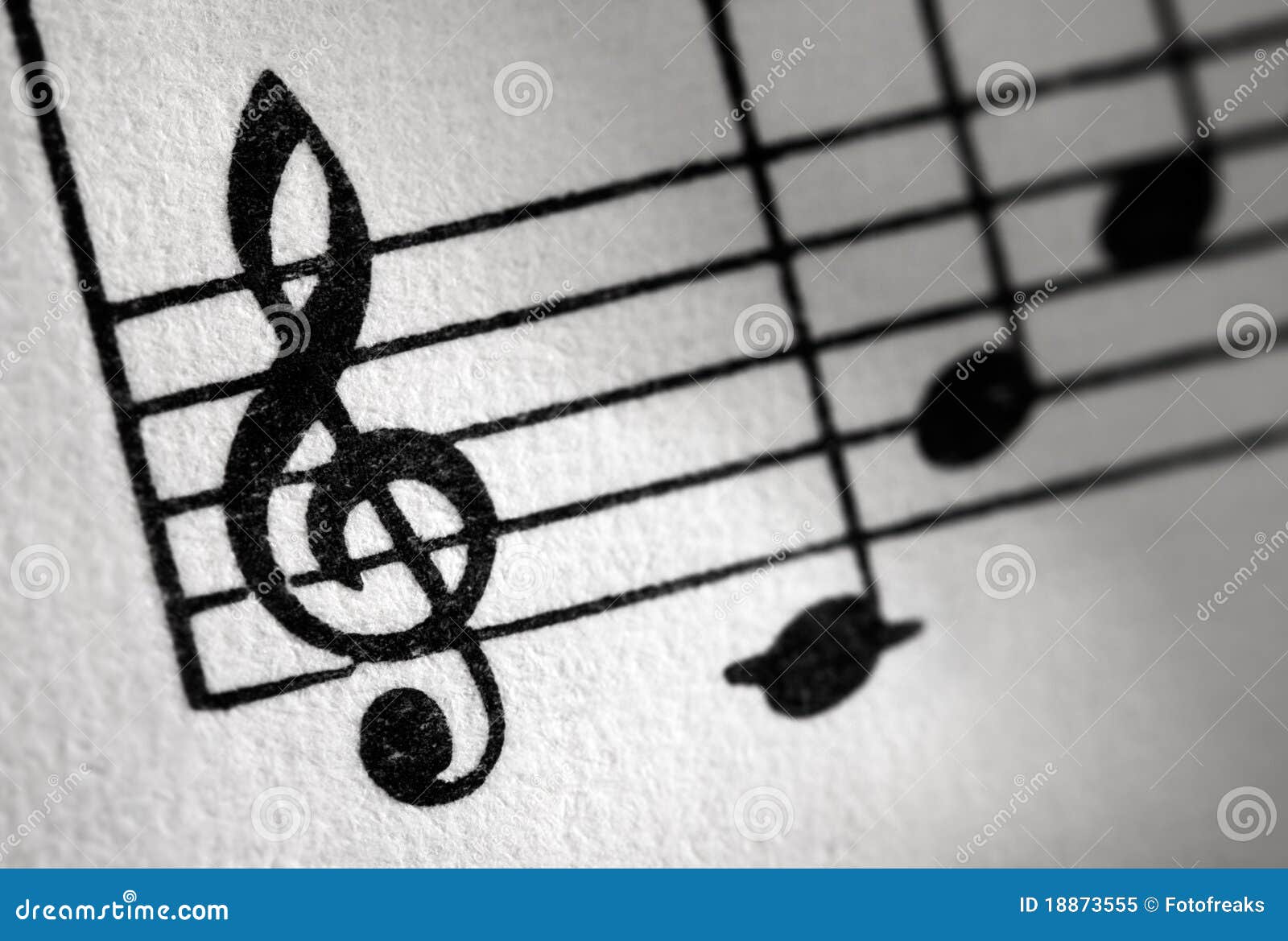 Treble clef stock image. Image of depth, black, symbol - 18873555