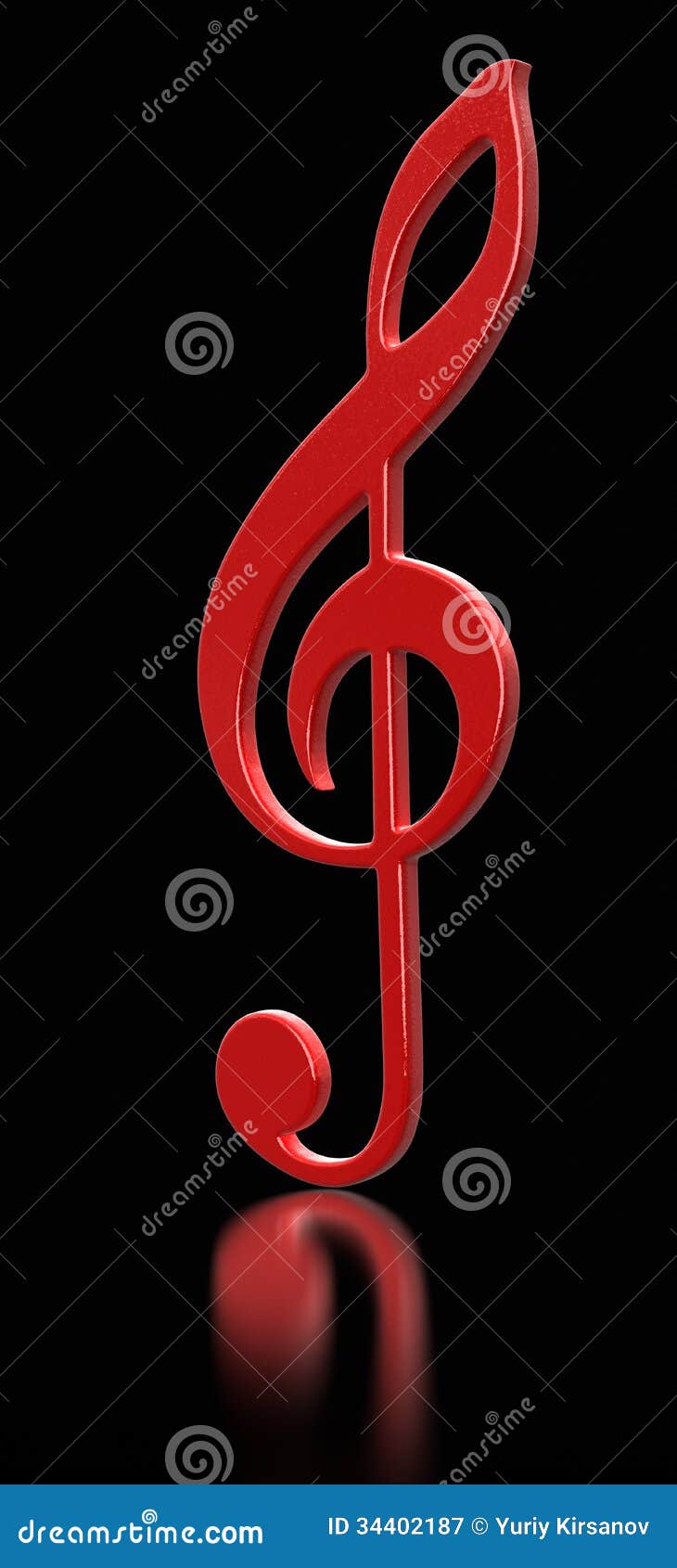 Treble clef stock illustration. Illustration of sheet - 34402187