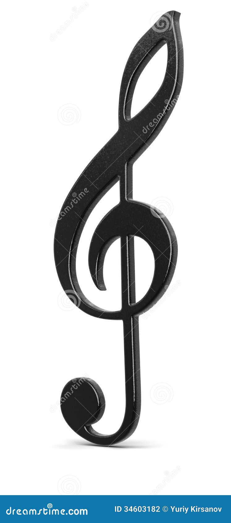 Treble clef stock illustration. Illustration of generated - 34603182