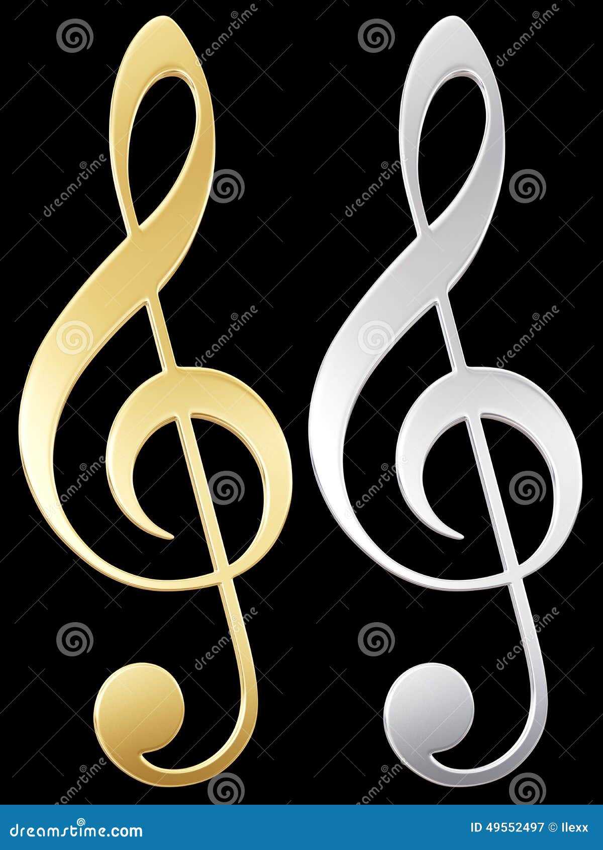 Treble clef stock illustration. Illustration of note - 49552497