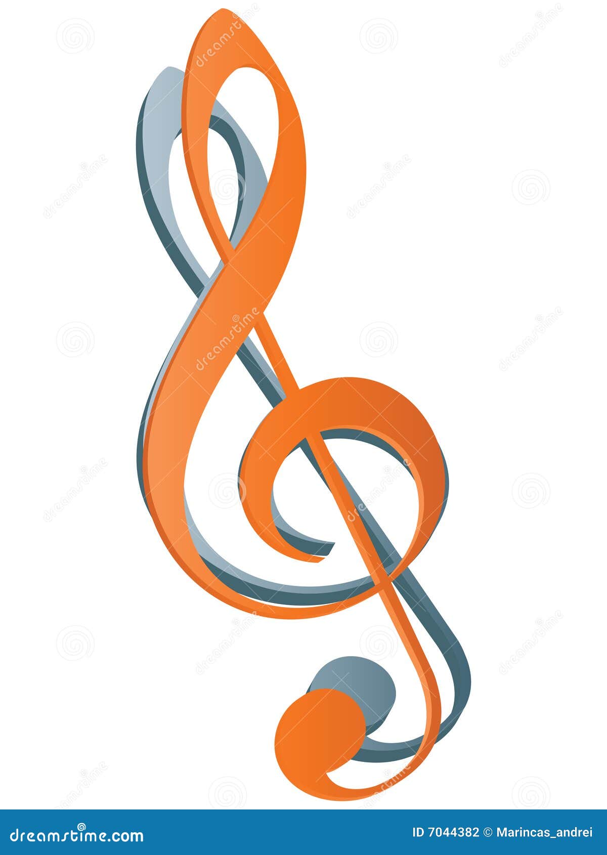 F Clef Icon On White Background. Flat Style. Bass Clef Icon For Your ...