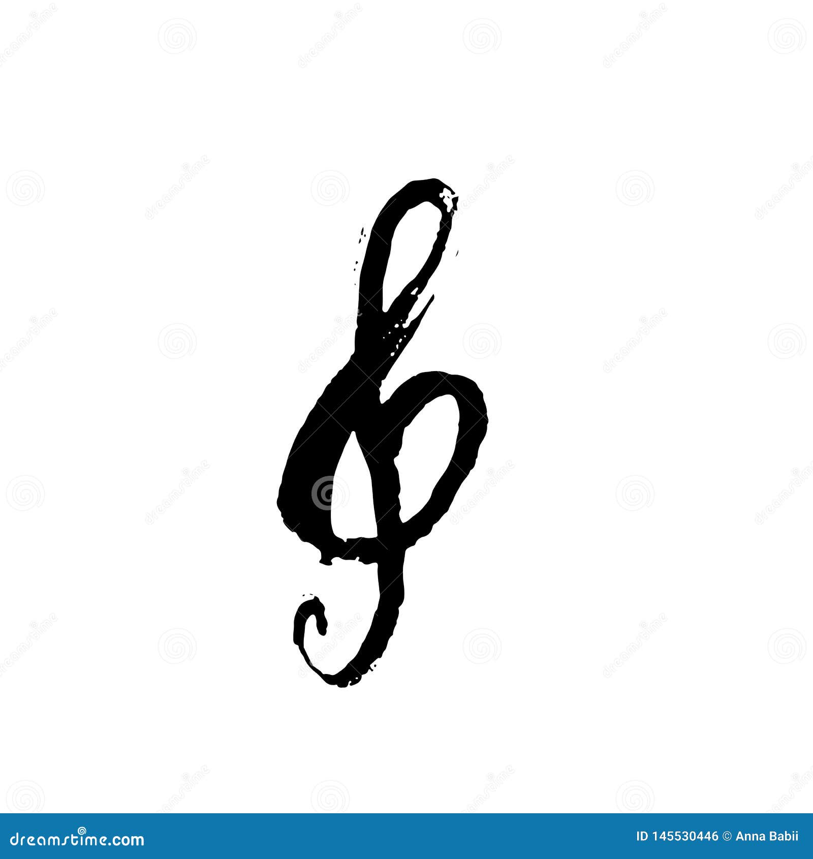 F Clef Icon On White Background. Flat Style. Bass Clef Icon For Your ...