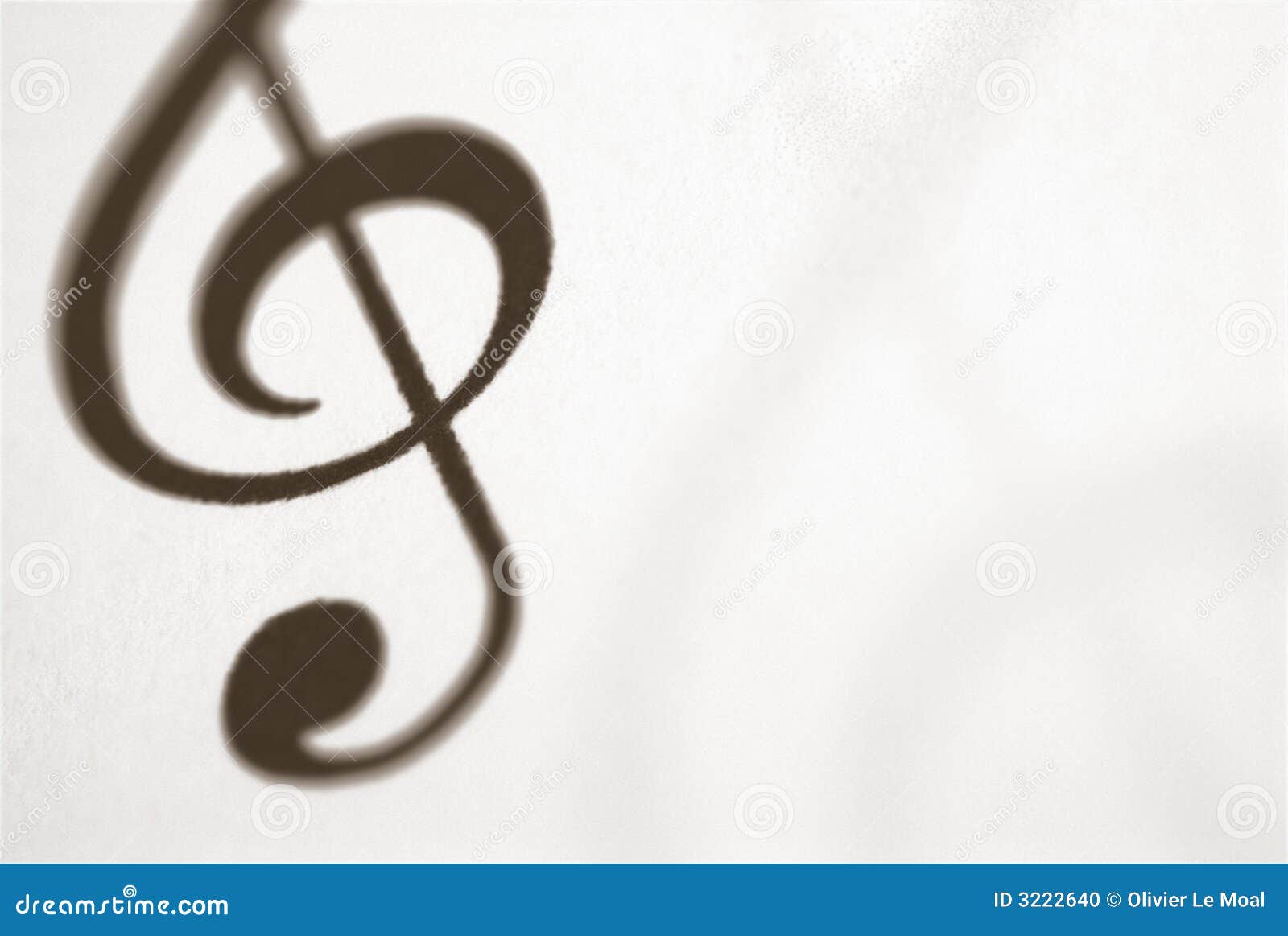 Treble Clef musical symbol stock photo. Image of melody - 3222640