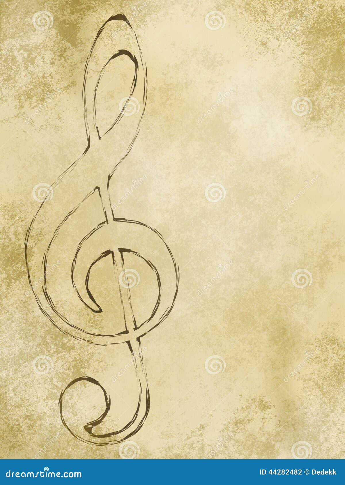 Treble Clef Royalty-Free Stock Image | CartoonDealer.com #44282482