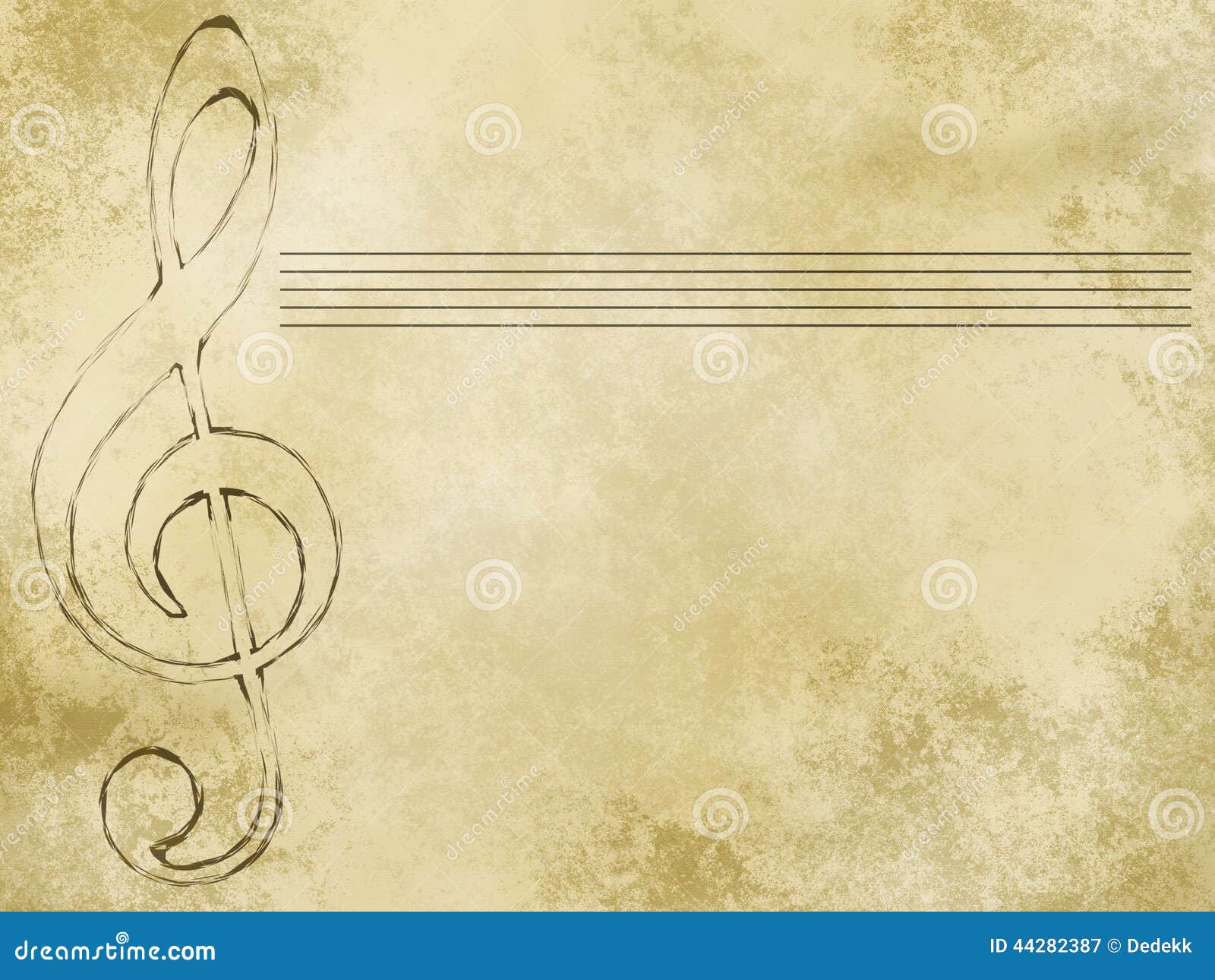 Treble Clef Royalty-Free Stock Photography | CartoonDealer.com #44282387