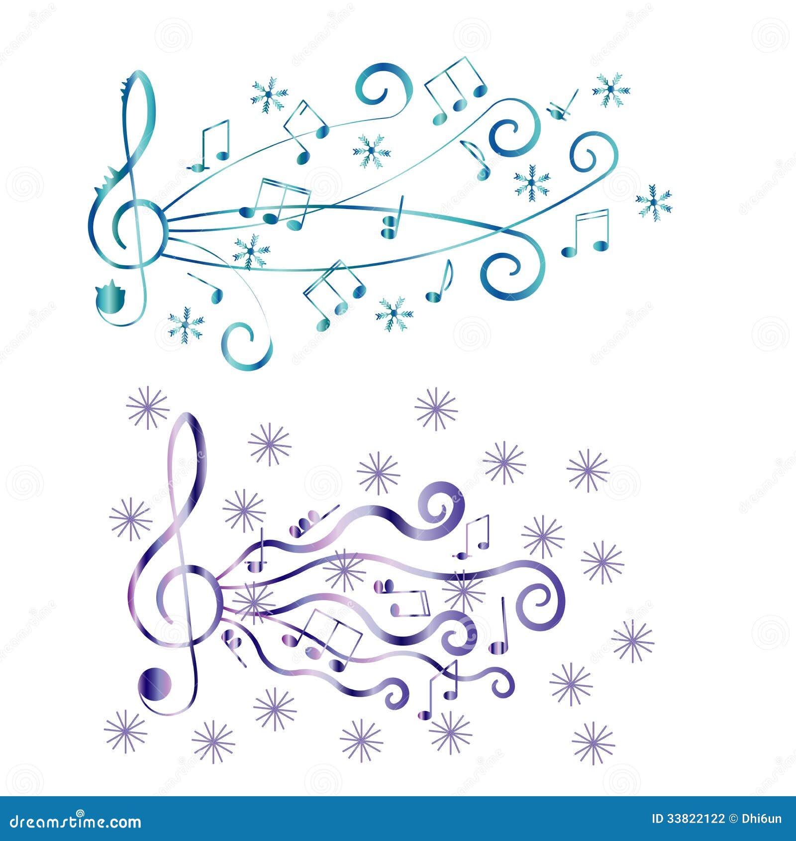 Treble Clef for Your Design. a Vector Illustration Stock Vector ...