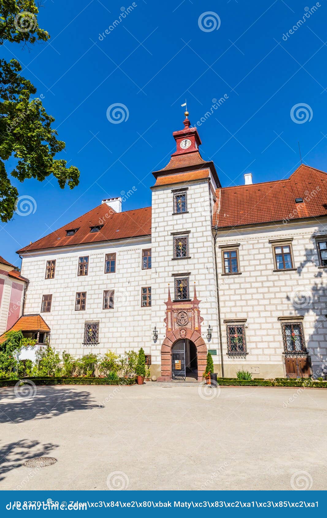 Trebon Castle - Trebon, Czech Republic Stock Image - Image of palace ...