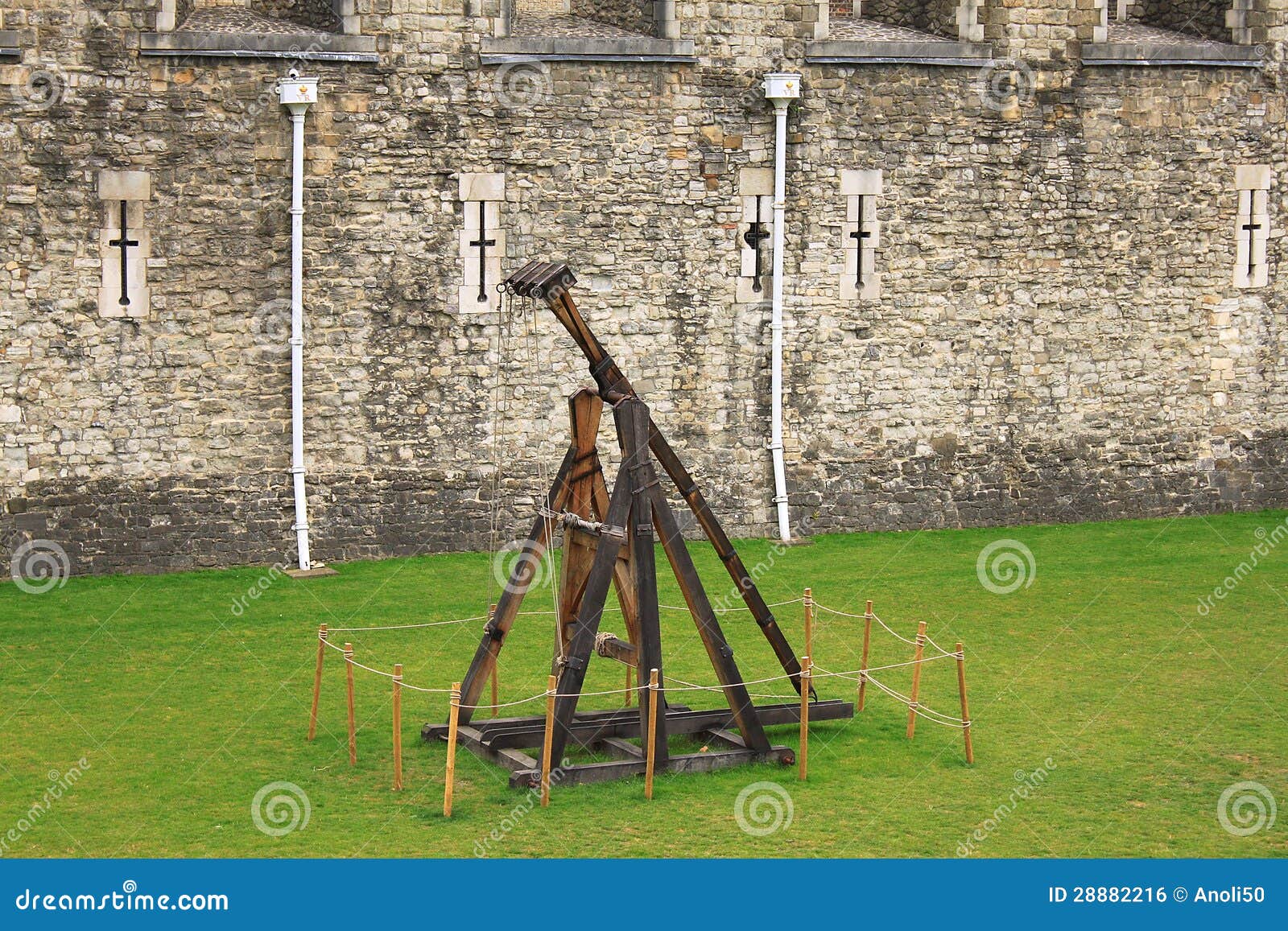 A Trebuchet is a Type of Catapult that Was Employed in the Midd Stock ...