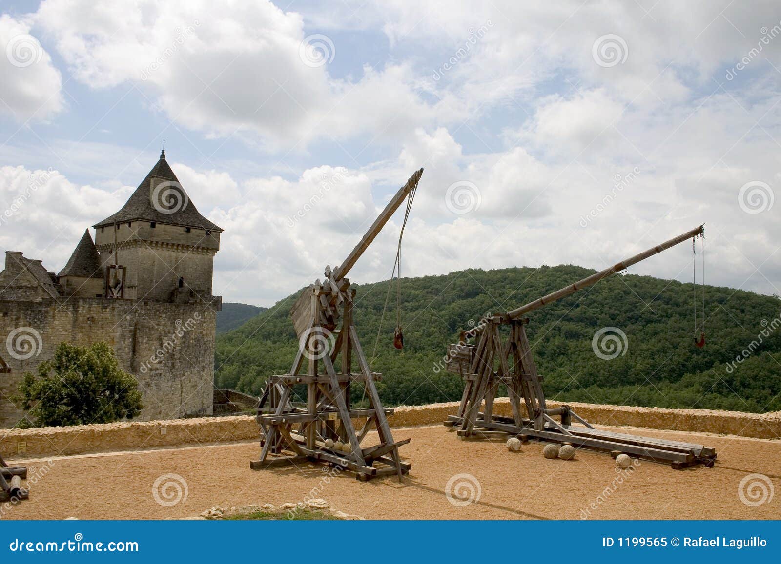 Trebuchet In Castelnaud, France Royalty-Free Stock Photo ...