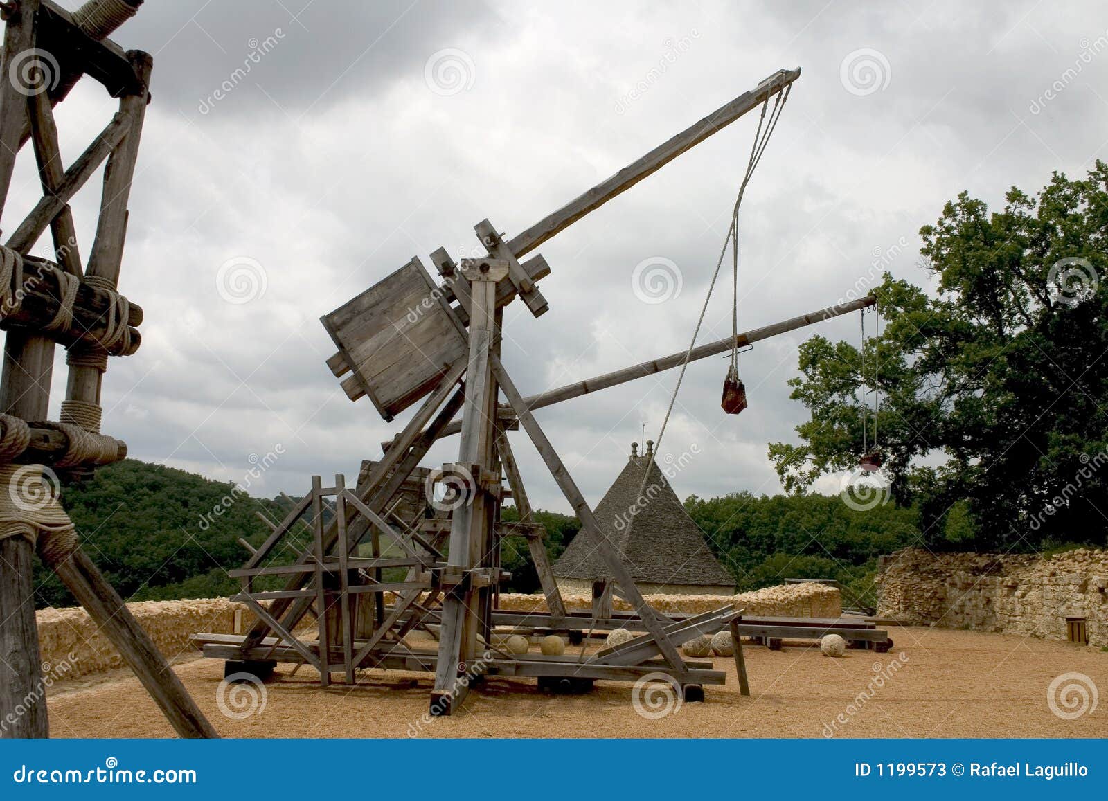 Trebuchet In Castelnaud, France Royalty-Free Stock Photo ...