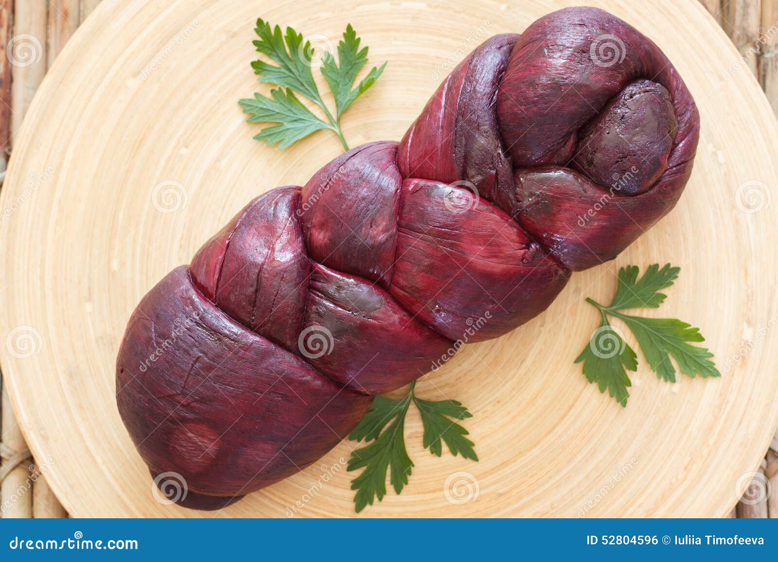 Treccia - Braided Mozzarella Cheese Bundle Marinated in Red Wine Stock ...