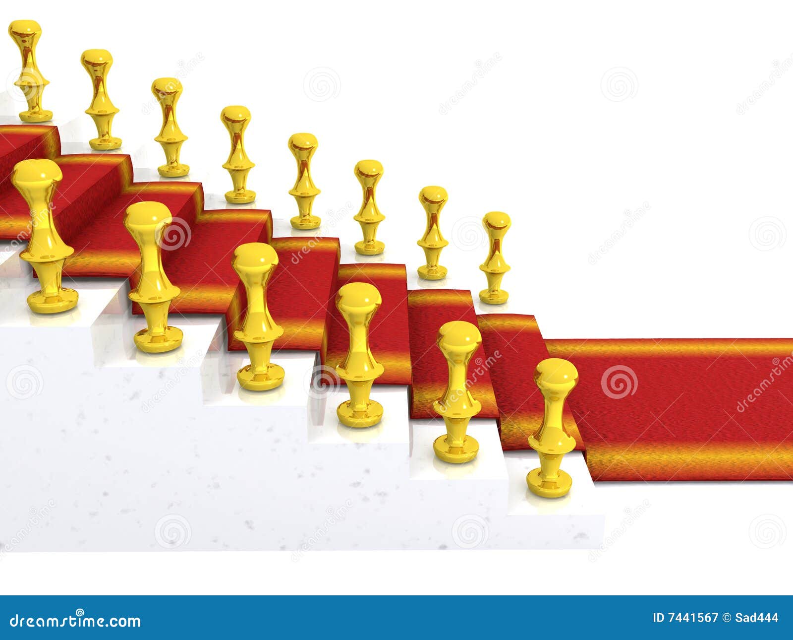 Trede stock illustratie. Illustration of kolom, teruggegeven - 7441567