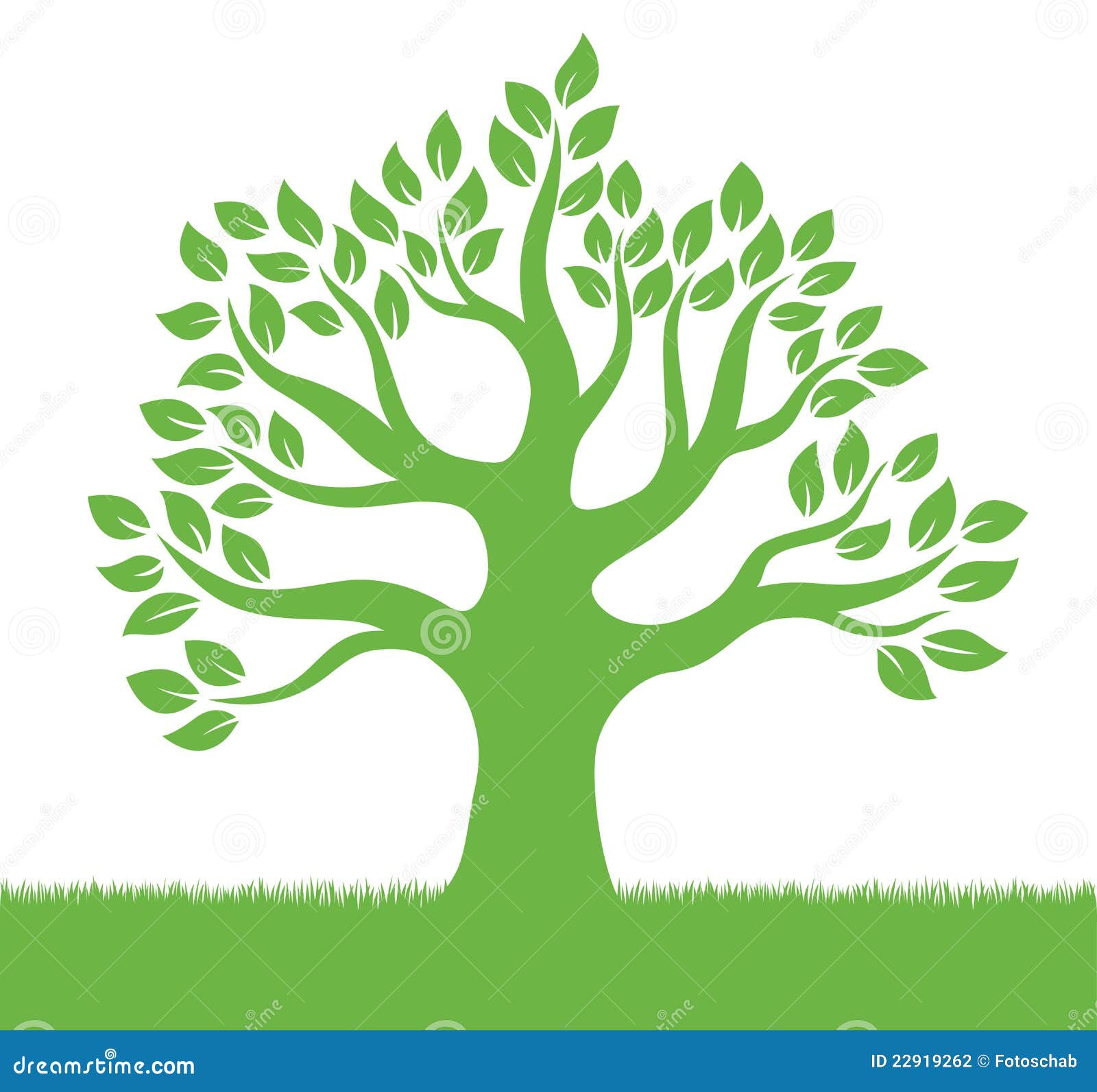 Tree stock vector. Illustration of tree, nature, isolated - 22919262