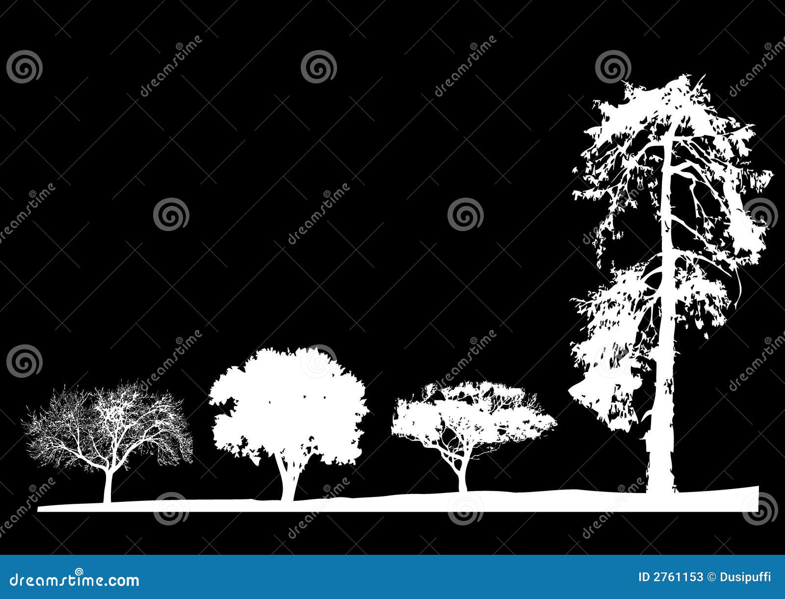Tree stock vector. Illustration of negative, creative - 2761153